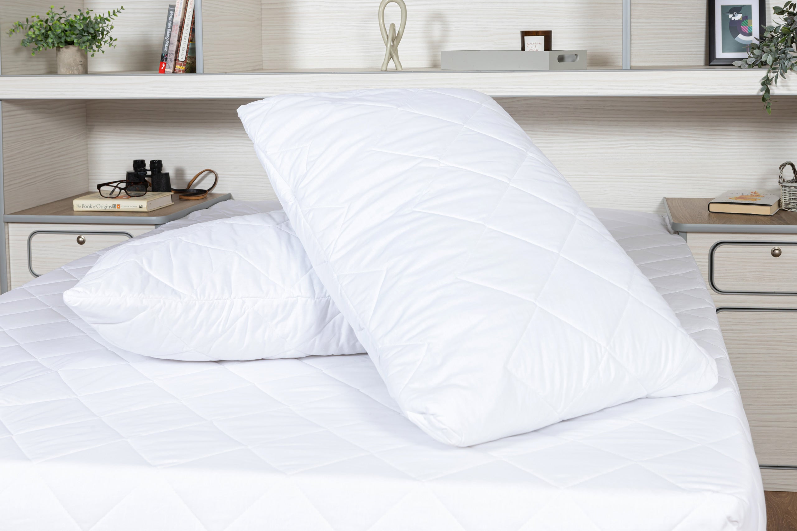 Caravan & Motorhome Bedding | Cotton Pillow Protectors by Jonic